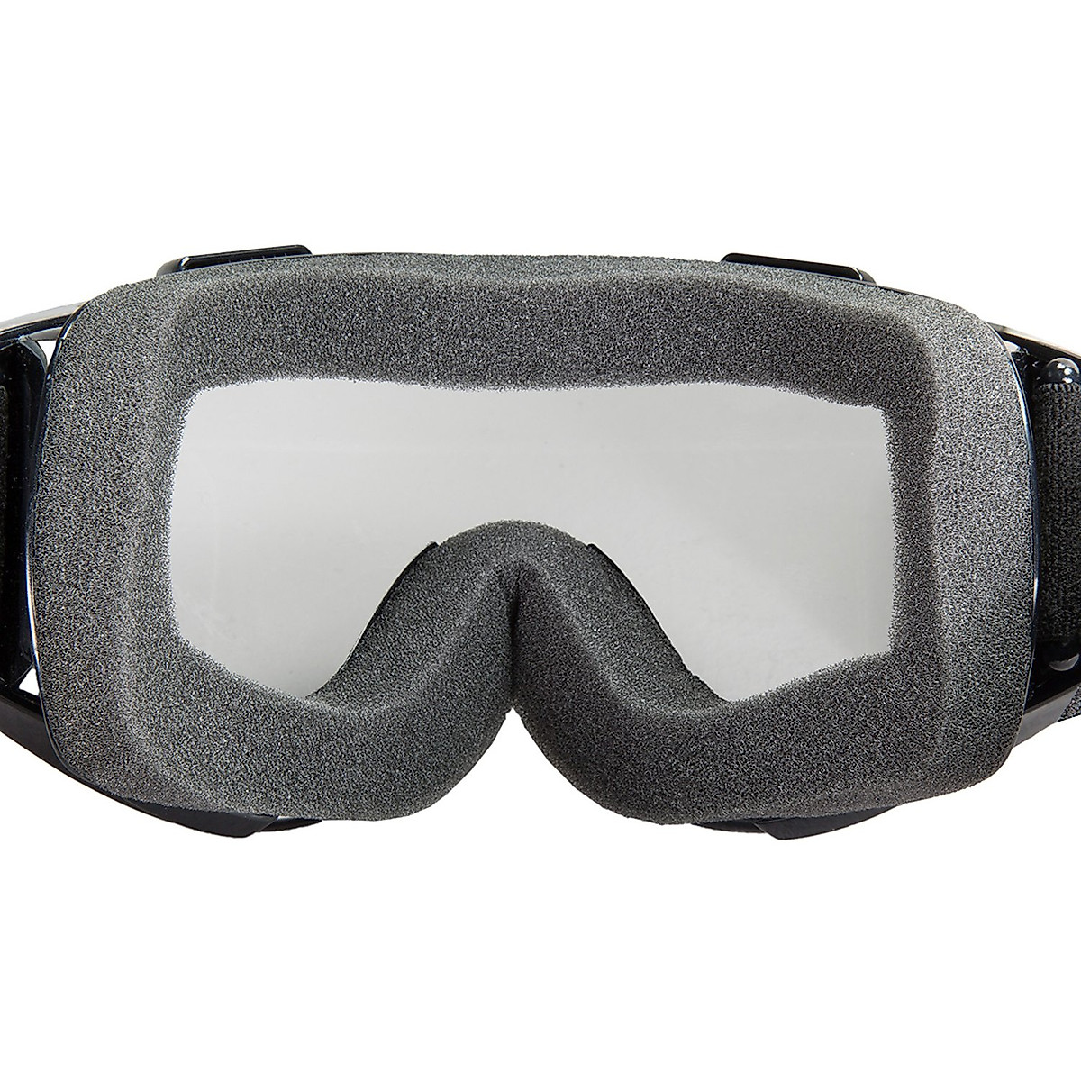 Raider 26-001 Black Frame/Clear Single Lens Impact-Resistant Adult MX Off-Road Goggles