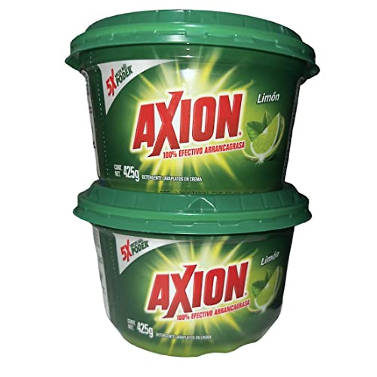 JABON AXION EL VERDADERO ARRANCA GRASA 2 PACK TOTAL DE 850 GRAMOS