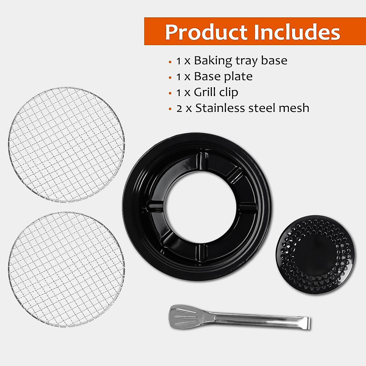 FAPEND Japan Korean Cookware Aburi Stove Top Grill Pan for Cooking Stove BBQ Yakiniku, Black, With a Built-in Water Pan Free 304 Stainless Steel Barbecue Tongs (Japan Import)