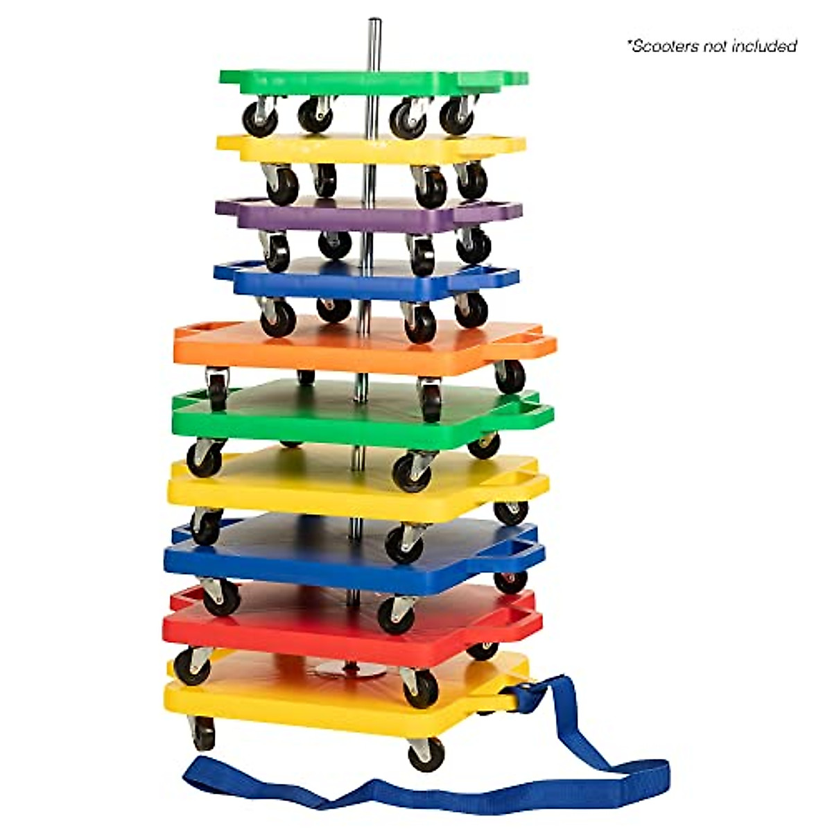 Champion Sports Scooter Stacker, Yellow