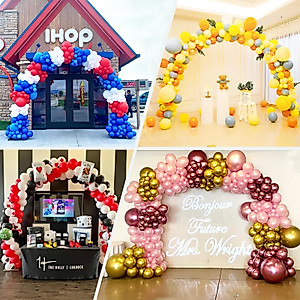 TEKXYZ Balloon Arch Stand Kit, 10FT Wide & 7.5FT High Adjustable Balloon Arch Frame, Ideal for Party Decorations, Not Include Balloons