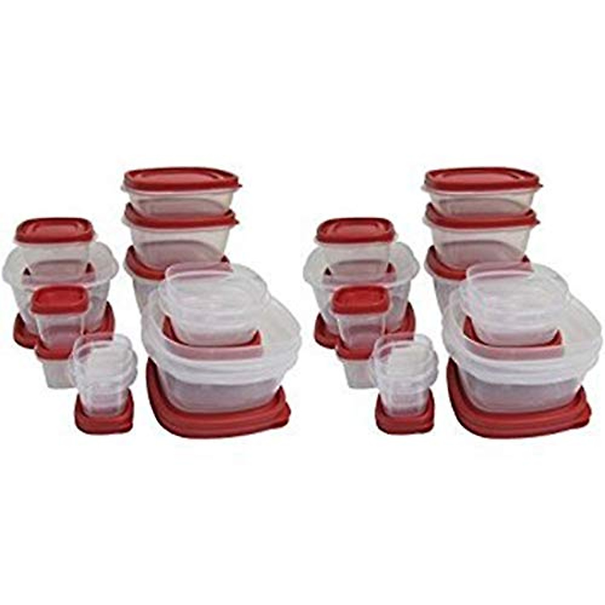 Rubbermaid Easy find Lids Storage Containers Assortment 56 count