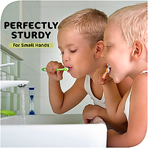 SRENTA 3.5" Colorful Sand Timer Hourglasses, 2 Minutes Glass Tube, Mini Sandglass Sand Clock Timer, Pack of 24