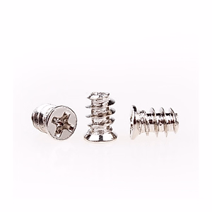 Tap Bolts 50Pcs M5*8/10/12 KB Computer PC Case Cooling Fan Mount Screw Heat Dissipation Fans Screws Fixer Screws (Color : Silver, Size : M5x8 (50Pcs))