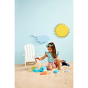 Mud Pie Girls Reversible Swimsuit & Tutu Set, Turtles/Stripes, 4T