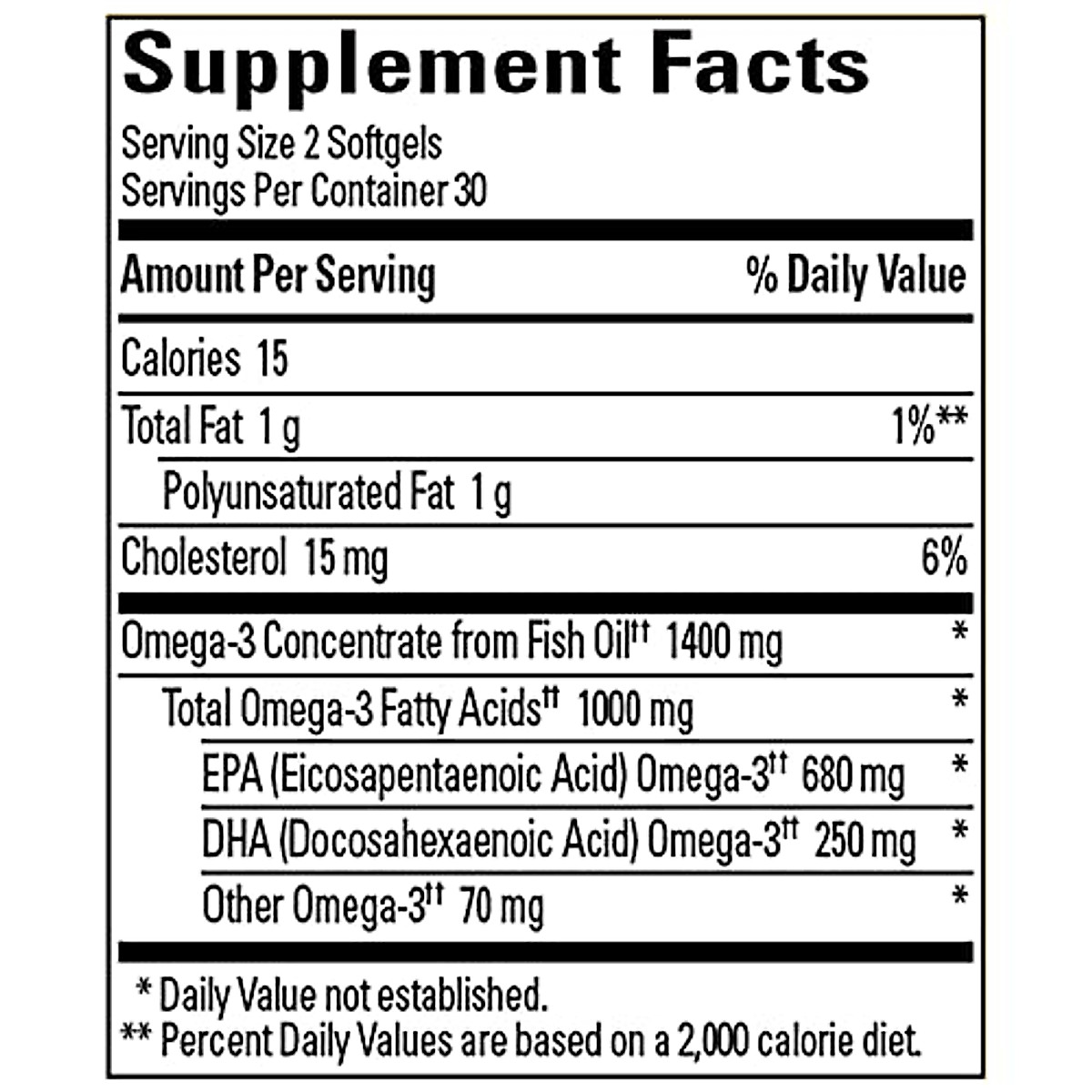 Nature Made Extra Strength Burp Less Omega 3 Fish Oil 1400 mg Minis, Fish Oil Supplements as Ethyl Esters for Healthy Heart, Brain and Eyes Support, Omega 3 Supplement, 60 Softgels, 30 Day Supply
