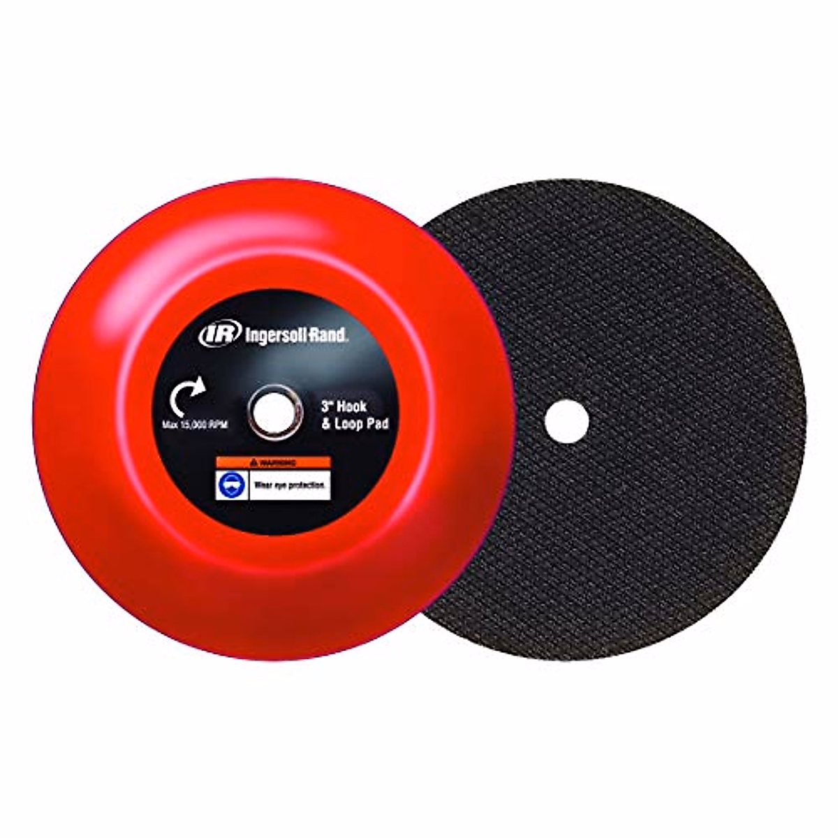 Ingersoll Rand 03H-PAD-HL Sanding and Polishing Pads Mini Polisher Accessories 3" Hook & loop backer pad (fits polisher and RO sander)