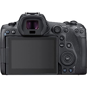 Canon EOS R5 Full Frame Mirrorless Camera with RF 24-105mm & RF 50mm F/1.8 Lens Bundle + Canon EOS R Mount Adapter + 128GB Memory Card + Accessories Including 2X Extra Batteries, Case and Tripod