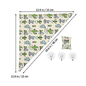 balacoo 2 Sets of Lizard Hammock Bearded Dragon Reptile Bed with Pillow Reptile Lounger Hammock Triangular Haning Net Hammock Swing Hanging Bed for Bearded Dragon Leopard Gecko Rat
