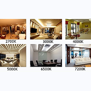 LED BR30 Flood Light Bulbs,4-Pack 15w (100w Equivalent),Daylight Glow 5000K,Medium Based (E26),1350 Lumens,Dimmable,AC120V,120 Degree Beam Angle,UL-Listed and Energy Star Approved