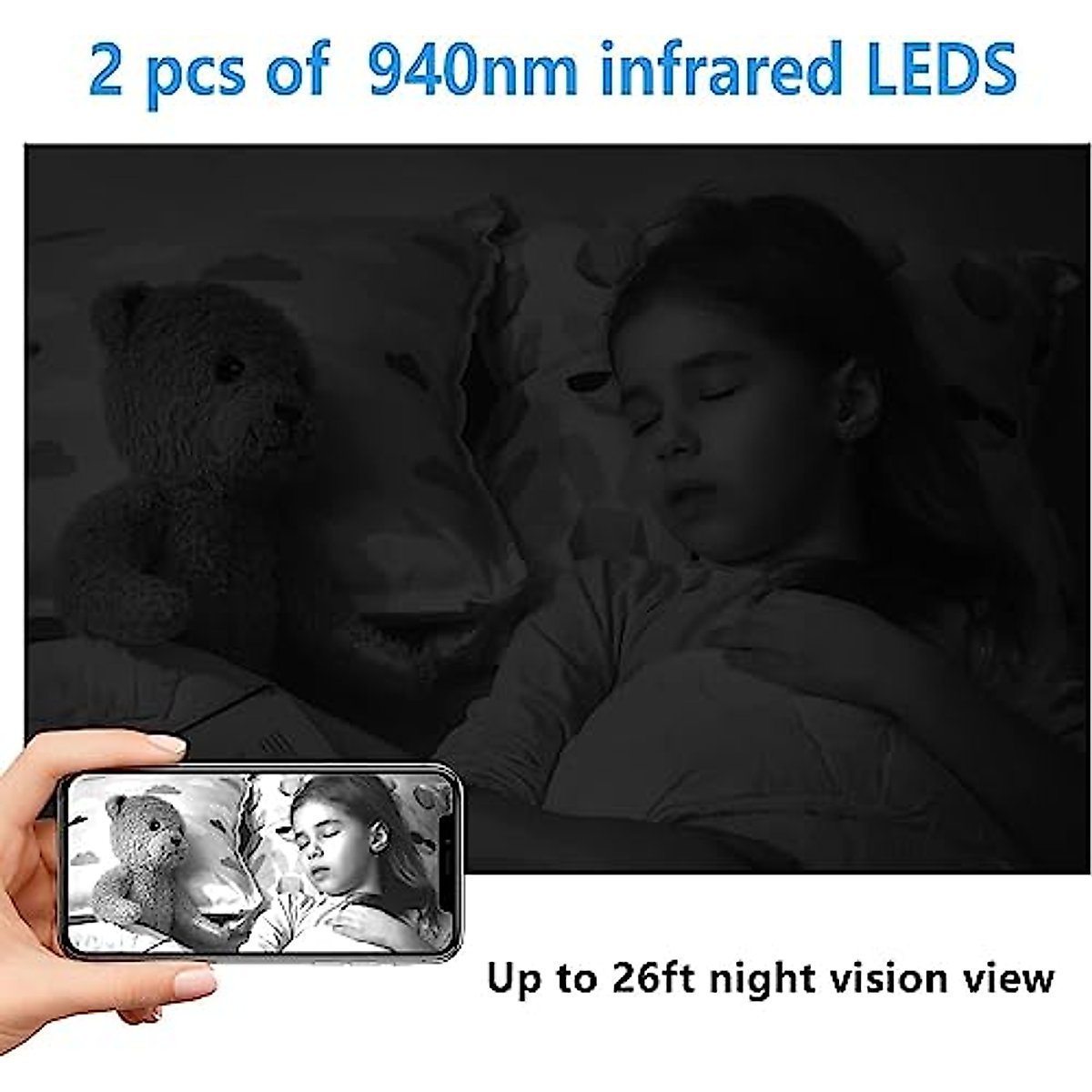 Rettru Smallest Spy Camera,Hidden Camera,HD1080P Wireless WiFi Cameras for Home Security Camera with Night Vision,AI Human Motion Detection,Cloud Storage,Remote Viewing for Security iOS Android APP