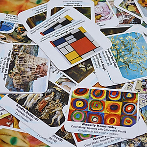 Menique. Memory Matching Game. Famous Paintings Game. 35 Pairs to Match.