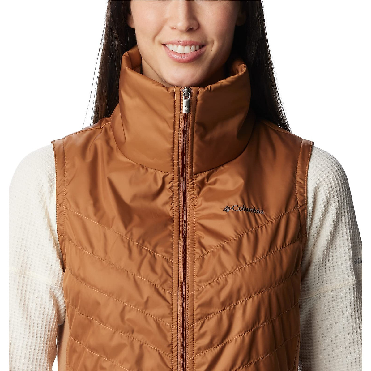 Columbia Women's Mix It Around II Vest, Camel Brown, Small