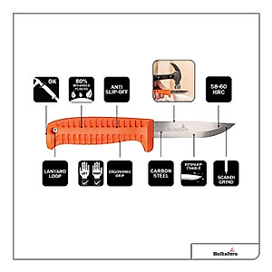 Hultafors Craftsmans Knife HVK BIO with Holster