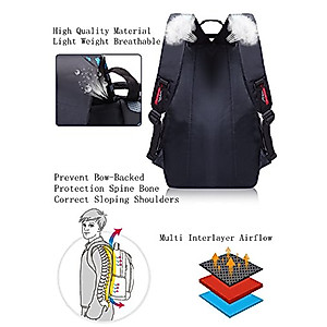 Student School Backpacks for Boys School Bookbag for Kids Student Backpack for Boy (Blue)