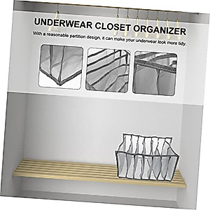 Cabilock 1pc Box Clothes Storage Box Sock Organizer Foldable Closet Storage Boxes Vanity Drawers Closet Drawers for Clothes Dressers for Closet Clothing Drawers Underwear Storage Box Tie