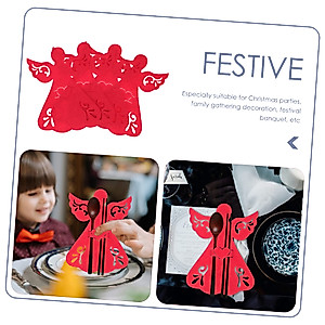 BESTOYARD 8pcs Cutlery Bag Silverware Storage Cover Baby Shower Decoration Silverware Sleeves Utensil Holder Decorative Silverware Holder Silverware Bags Desktop Non-woven Fabric Cutlery Set