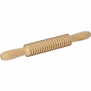 Eppicotispai Beechwood fettuccine Cutter Rolling Pin, Large