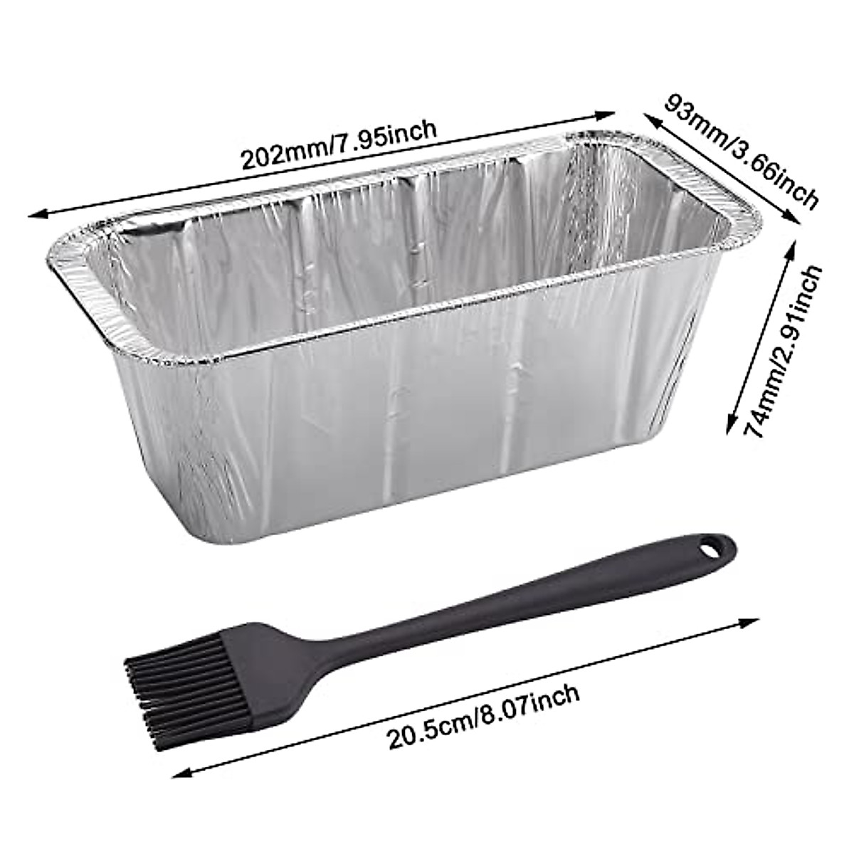 IMAGE 36 Packs Foil Pans, Compatible with Blackstone 17" 22" 28" 30" 36" Aluminum Foil Heavy Duty Disposable Aluminum Foil Pans, Rear Grease Cup Liners
