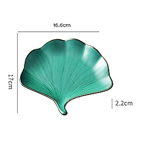 KOWMcp Dinner Plates Household Round Dinner Plate Dessert Fruit Food Storage Tray (Color : Red)