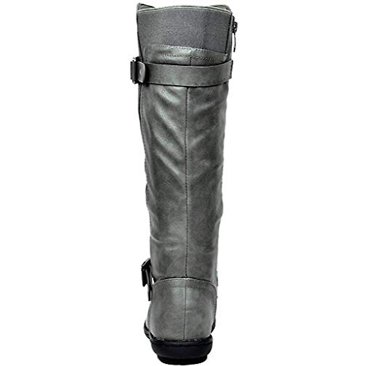 DREAM PAIRS Women's Faux Fur-Lined Knee High Winter Boots Fall Tall Boots,Size 10,Grey,TRACE