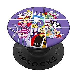 Disney Alice In Wonderland Wonder Art Blocks PopSockets Swappable PopGrip