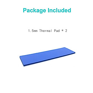 SGTKJSJS m.2 Thermal pad， 70x20x1.5mm for Pcie M.2 2280 SSD NVMe Heatsinks (2PCS Pack)…