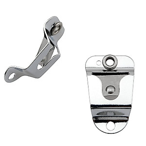 BLLNDX Microphone Holders 2PCS Mic/CB Mic Hanger Clips Microphone Clip Hook Microphone Hang Up Clip with Screws for Kenwood Mobile Radio