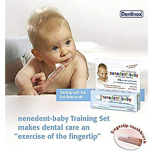 nenedent Educational Baby Toothpaste with Finger Brush