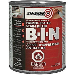 BIN Stain Killer Alkyd Primer-Sealer - White, 473 ml