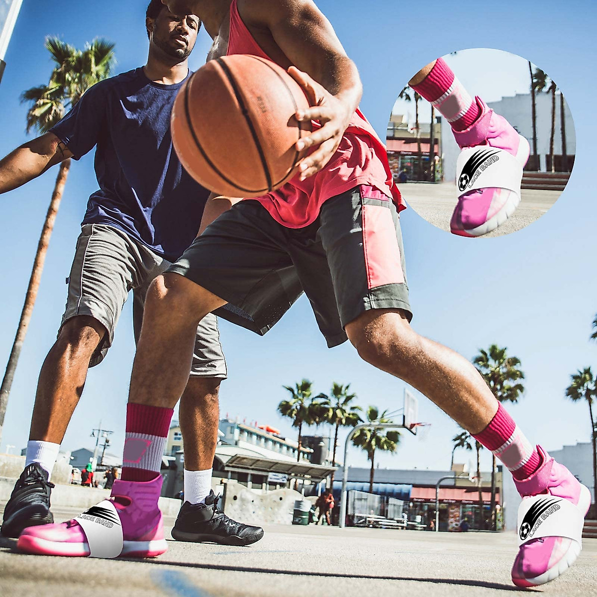 Patelai 4 Pcs Soccer Cleat Lace Cover Football Shoe Band Soccer Shoe Cover Football Cleat Bands Youth Adult for Season(Youth,White)