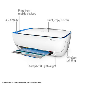 HP DeskJet 3632 All-in-One Printer (Renewed)