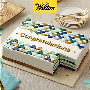 Wilton Easy Layers Sheet Cake Pan, 2-Piece Set, Rectangle Steel Sheet Pan