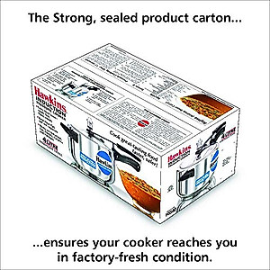 Hawkins Stainless Steel Induction Compatible Inner Lid Pressure Cooker, 4 Litre, Silver (HSS40)