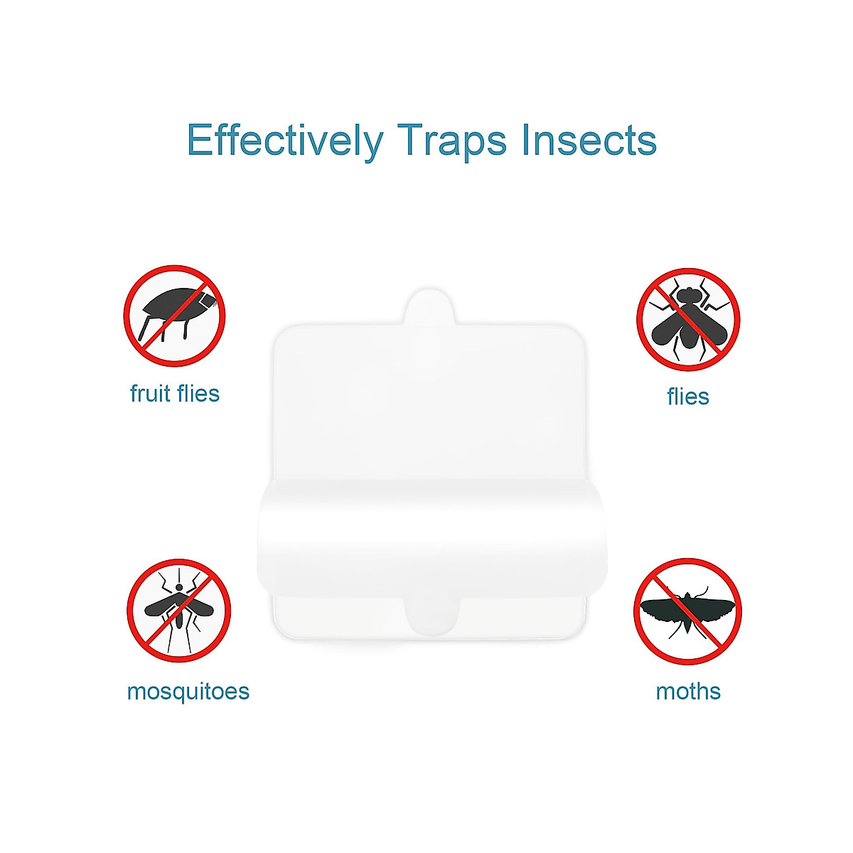 36 Pcs Flea Trap Refill Glue Boards for Terro T230 T231 Indoor Flea Light Traps, 6" Replacement Sticky Pads Fits Square Flea Bed Bug Traps for Inside Your Home