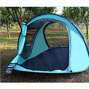 AyfeS Tent for Camping Camping Tent 4 with 2 Doors 2 Windows Automatic Pop Up Waterproof Instant Tent for Outdoor Hiking Large Space for Picnic Outdoors