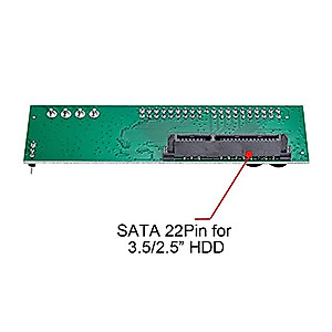 NFHK SATA Disk to IDE/PATA 40Pin Motherboard Converter Adapter PCBA for Desktop & 2.5 3.5" Hard Disk Drive
