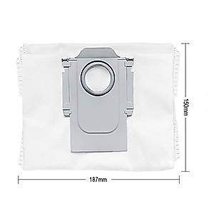 12pcs Replacement Roborock s7 Dust Bag, works with S8 Pro Ultra, S8+, Roborock S7 MaxV Ultra, Roborock Q7 Max+,Roborock Q7+,Roborock Q5+, Roborock s7 Accessories
