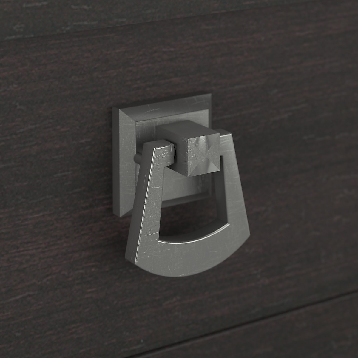 Bush Furniture Salinas Lateral File Cabinet, Vintage Black