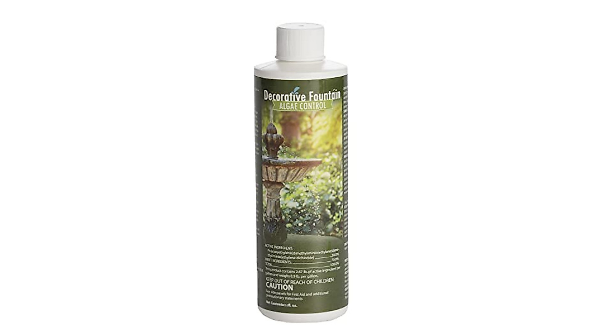 Fountain Algaecide & Clarifier 16oz for Small Ponds - Kills All Algae