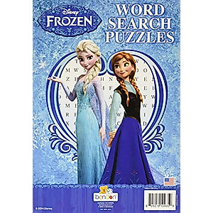 4SGM 96 Page Disney Frozen Word Search Puzzle Book