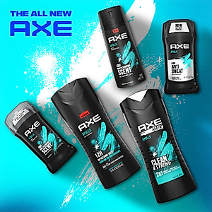 AXE Apollo Body Spray Deodorant for Long-Lasting Odor Protection, Sage & Cedarwood Deodorant for Men Formulated Without Aluminum 4 Ounce (Pack of 4)