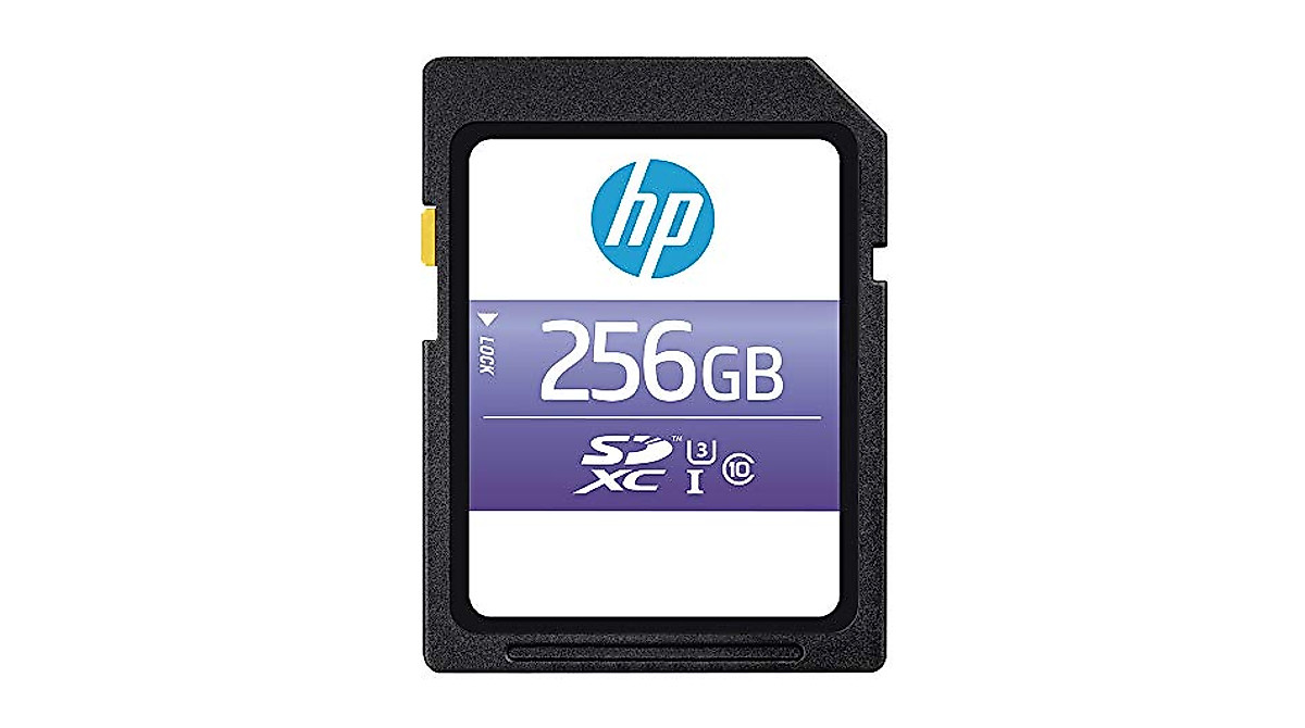 HP 256GB SDXC U3 Class 10 Memory Card - 95MB/s for 4K UHD & HD