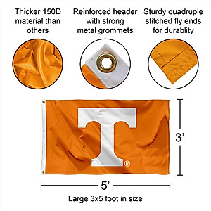 College Flags & Banners Co. Tennessee Vols Power T Flag