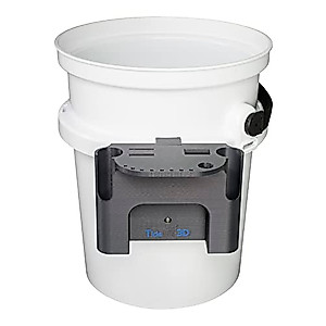 Tideline3D Fishing Rod Holder Compatible with YETI LoadOut Bucket (Dark Gray)