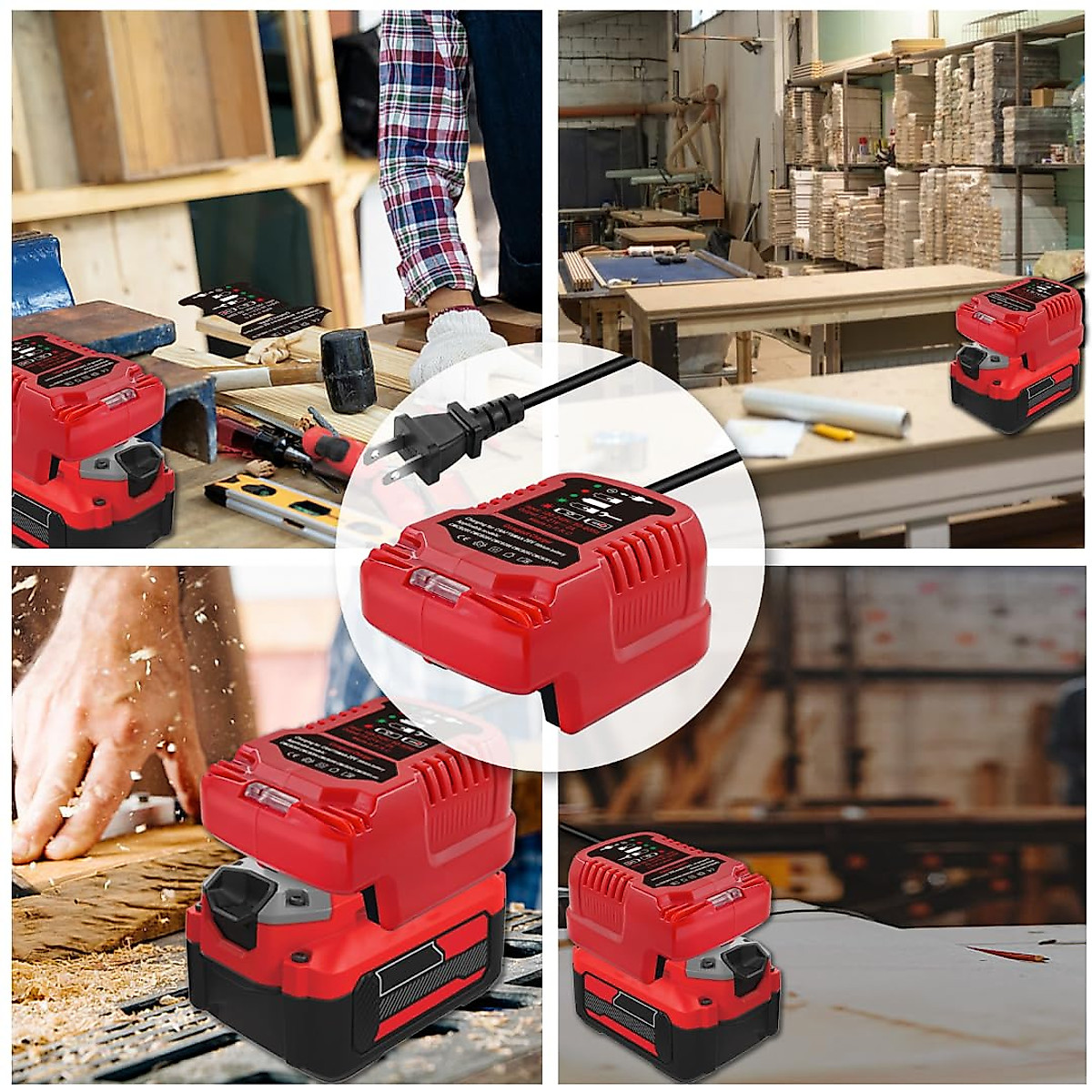 for Craftsman 20V Battery Charger, Compact Charger Replacement for Craftsman Charger 20V (Only Charge for 20V)