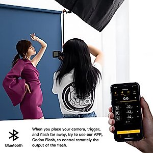 Godox XProII-N TTL Wireless Flash Trigger Transmitter Compatible for Nikon Cameras,2.4G 1/8000s HSS,Bluetooth Connection,New Hotshoe Locking,16 Groups and 32 Channels