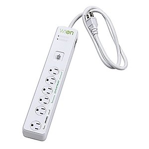 WiOn 50051 Indoor Wi-Fi Smart Surge Protector, 6 Grounded Outlets