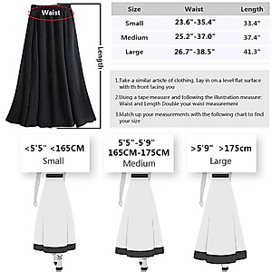 ASHER FASHION Women's Bohemian Style Elastic Waist Band Cotton Linen Long Maxi Skirt Dress (85CM, Light Green)