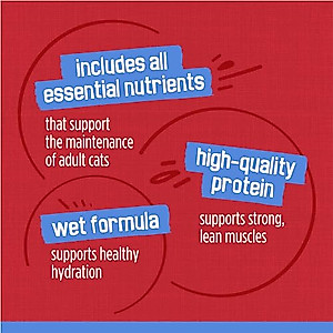 Purina Friskies Gravy Wet Cat Food, Shreds With Beef in Gravy - (Pack of 24) 5.5 oz. Cans